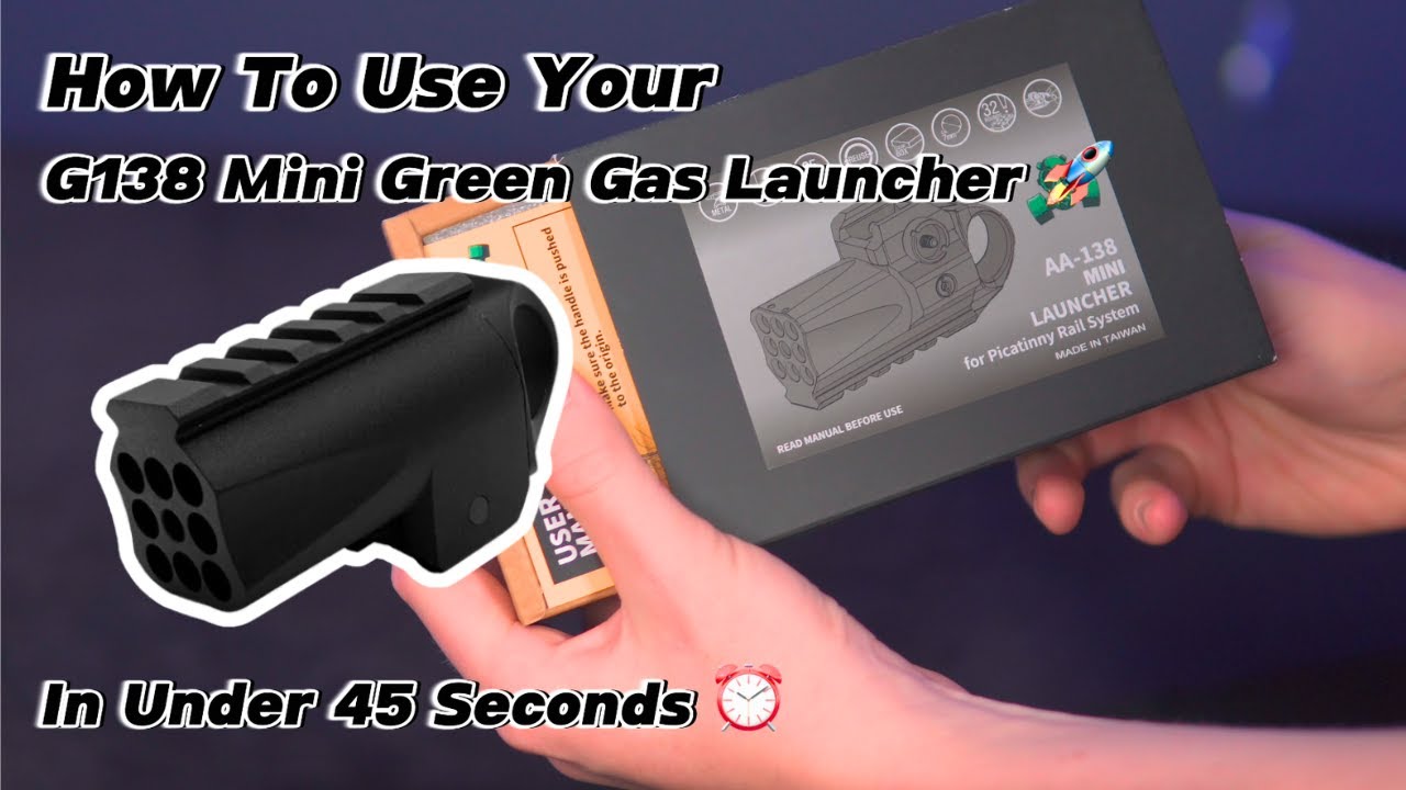 How To: G138 Mini Green Gas Launcher - YouTube