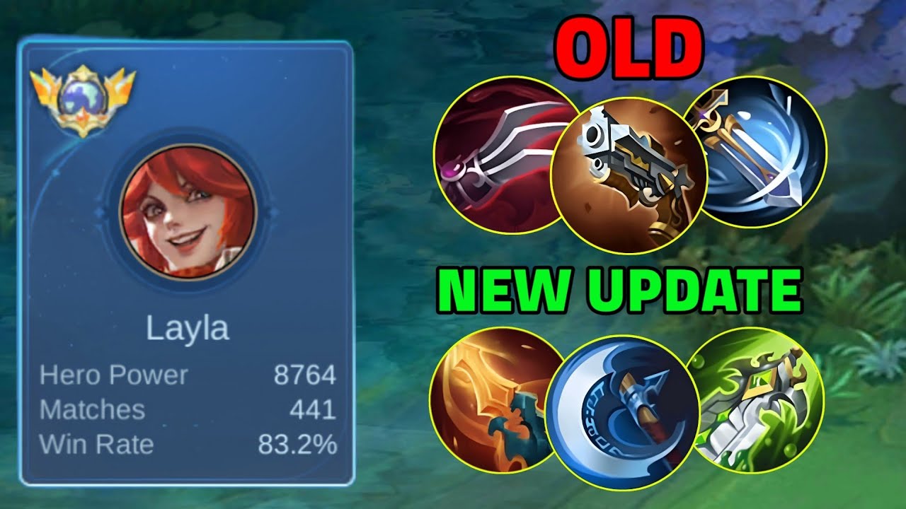 layla new adjustment best burst (100% BROKEN!) - Mobile crit build ...