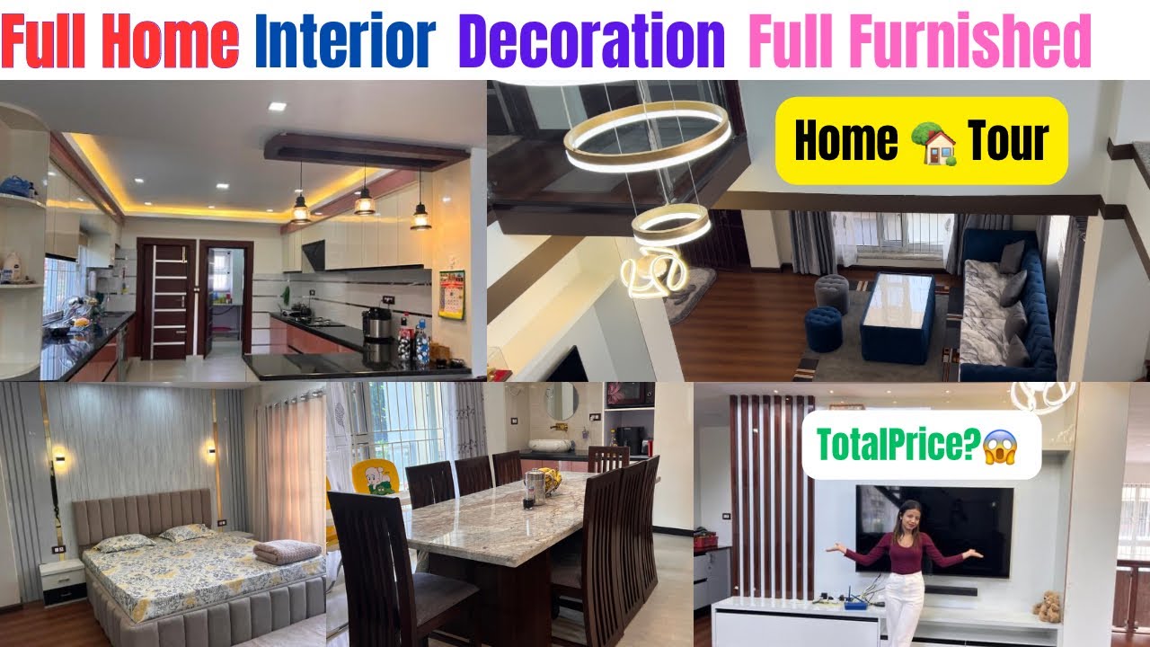 Full Home Interior Furniture Decoration,Home Tour,Bedroom set,Modular ...