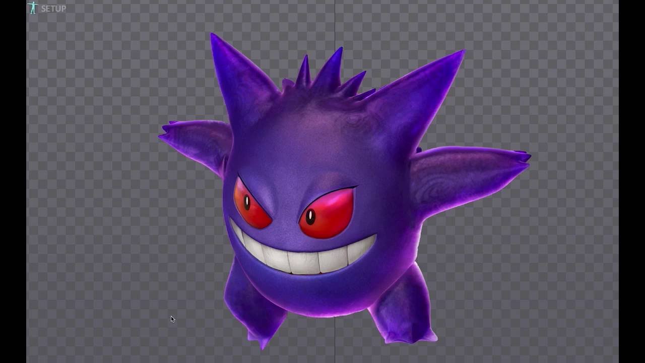 2D Gengar Spine Animation - YouTube