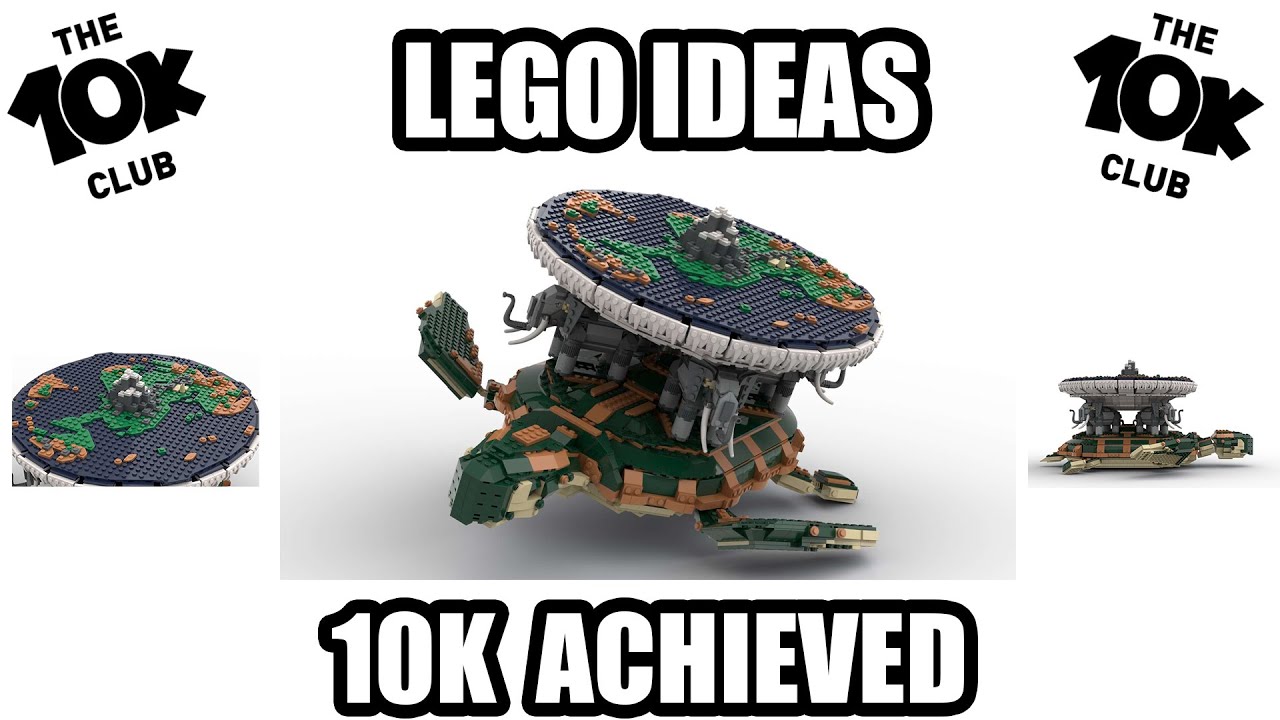 LEGO IDEAS - TERRY PRATCHETT'S DISCWORLD -10K ACHIEVED - YouTube