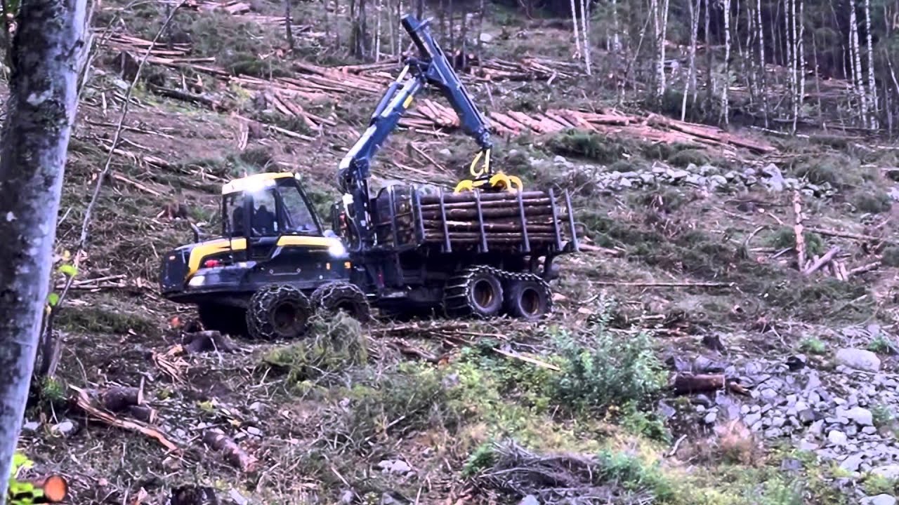 Ponsse Buffalo Active Frame K90+ ( AF ) - 2015 - Norway - YouTube