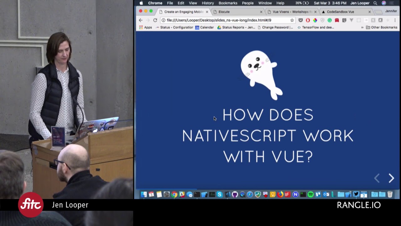 Create An Engaging Native Mobile App With Vue And Nativescript Jen Looper Youtube