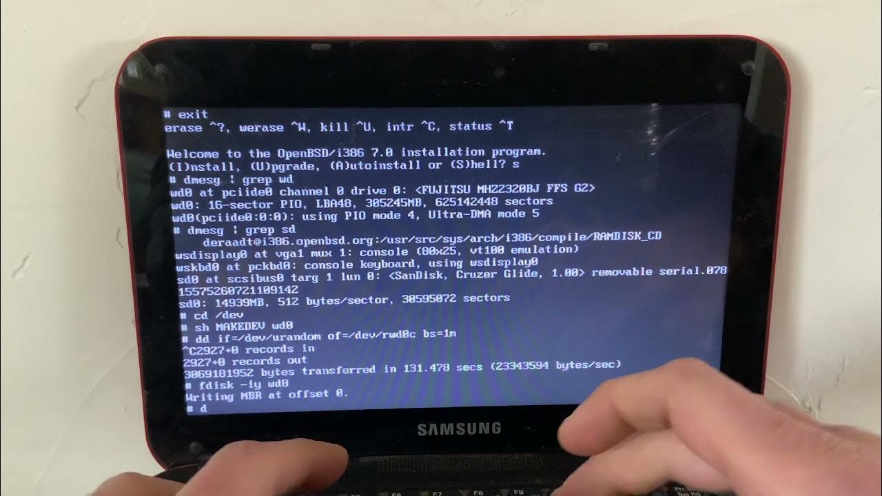 Full disk encryption: Installing OpenBSD - YouTube