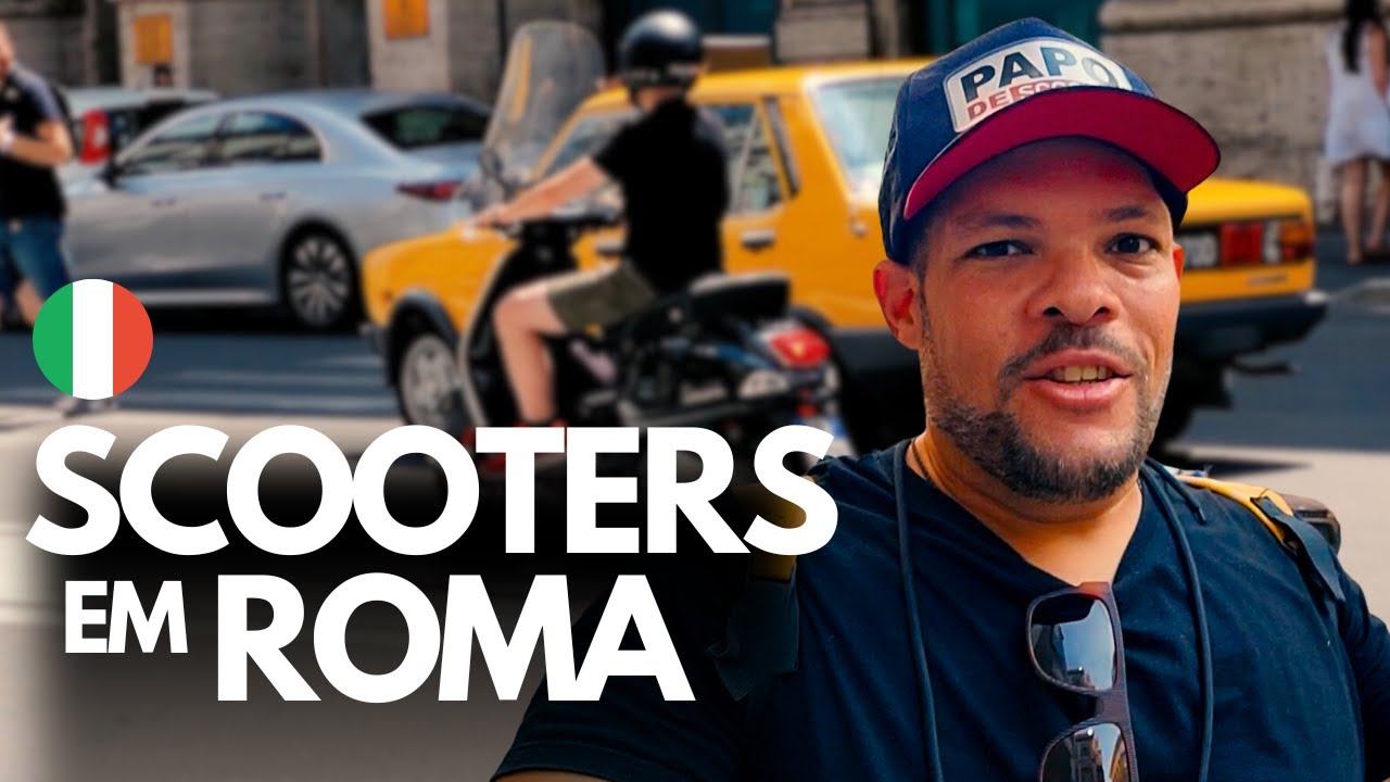 Descubra as Incríveis SCOOTERS de ROMA - Itália | VLOG - YouTube