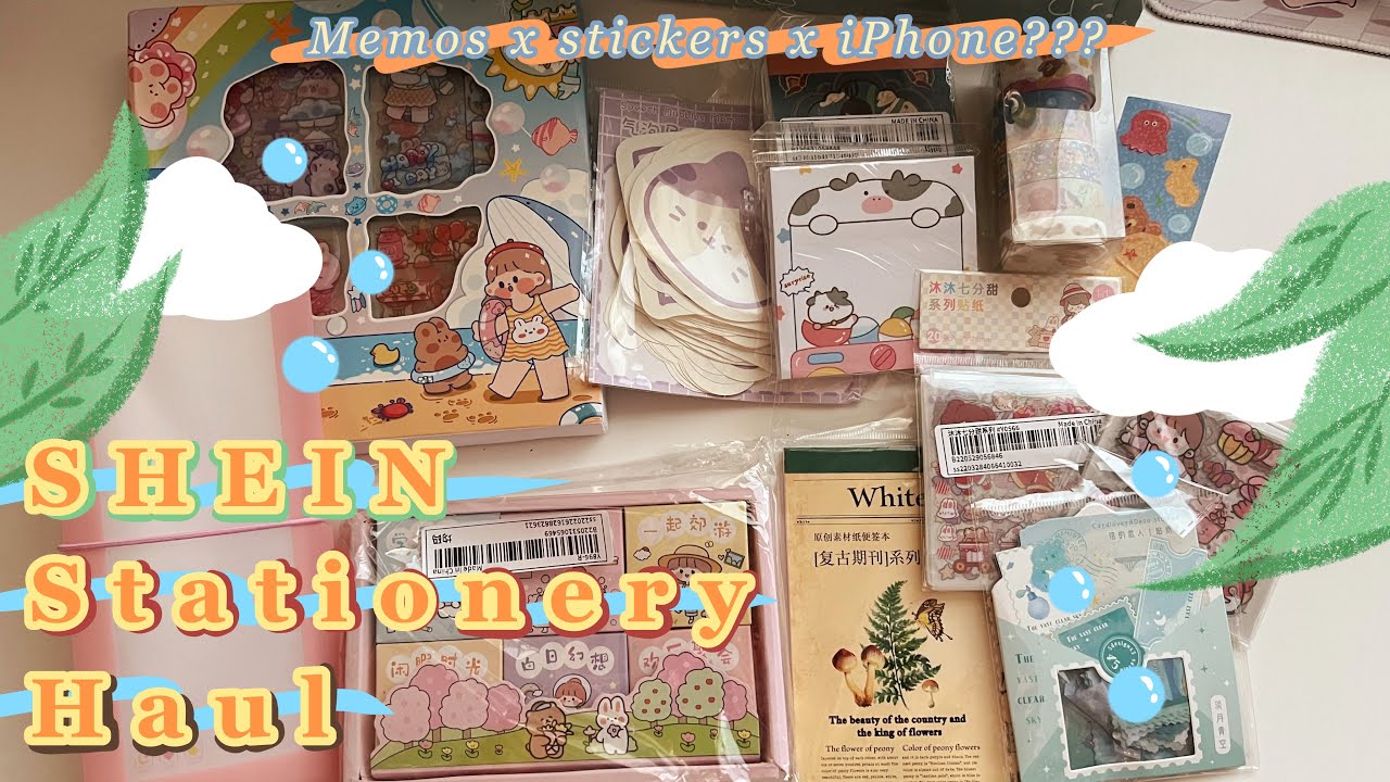 SHEIN Stationery Haul I loooove stationery 💕 - YouTube