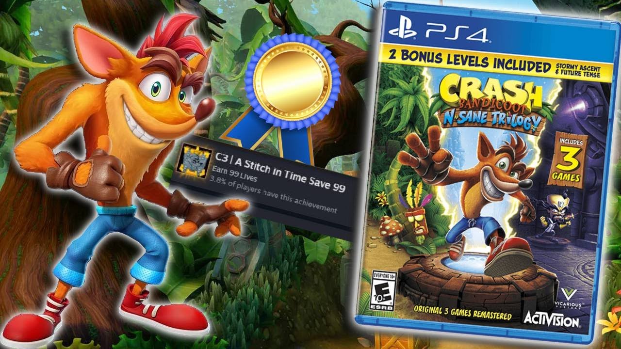 Crash 3's 100 Percent Achievement Was A lot Easier Then Expected - YouTube