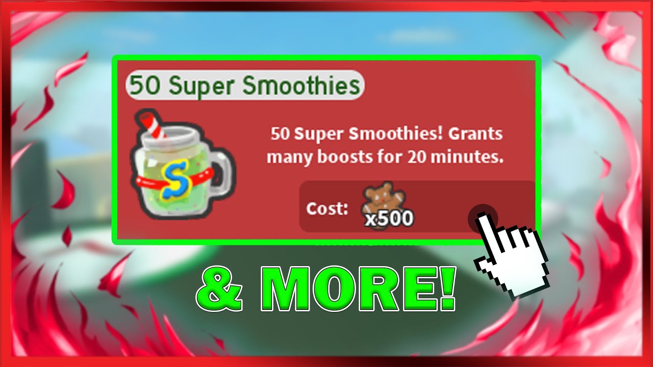 I Got 50 SUPER SMOOTHIES + More! (Bee Swarm Simulator) - YouTube