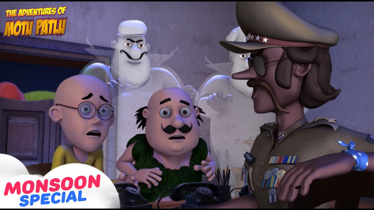 Khatarnak Animal Ka Attack | Motu Patlu Monsoon Special | 24 | S09 ...