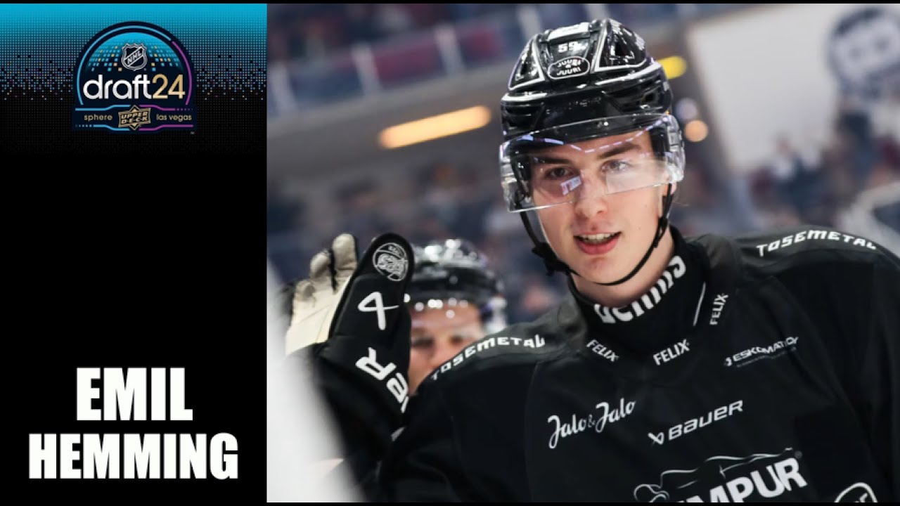 2024 NHL Draft : Emil Hemming - 23-24 Highlights - YouTube