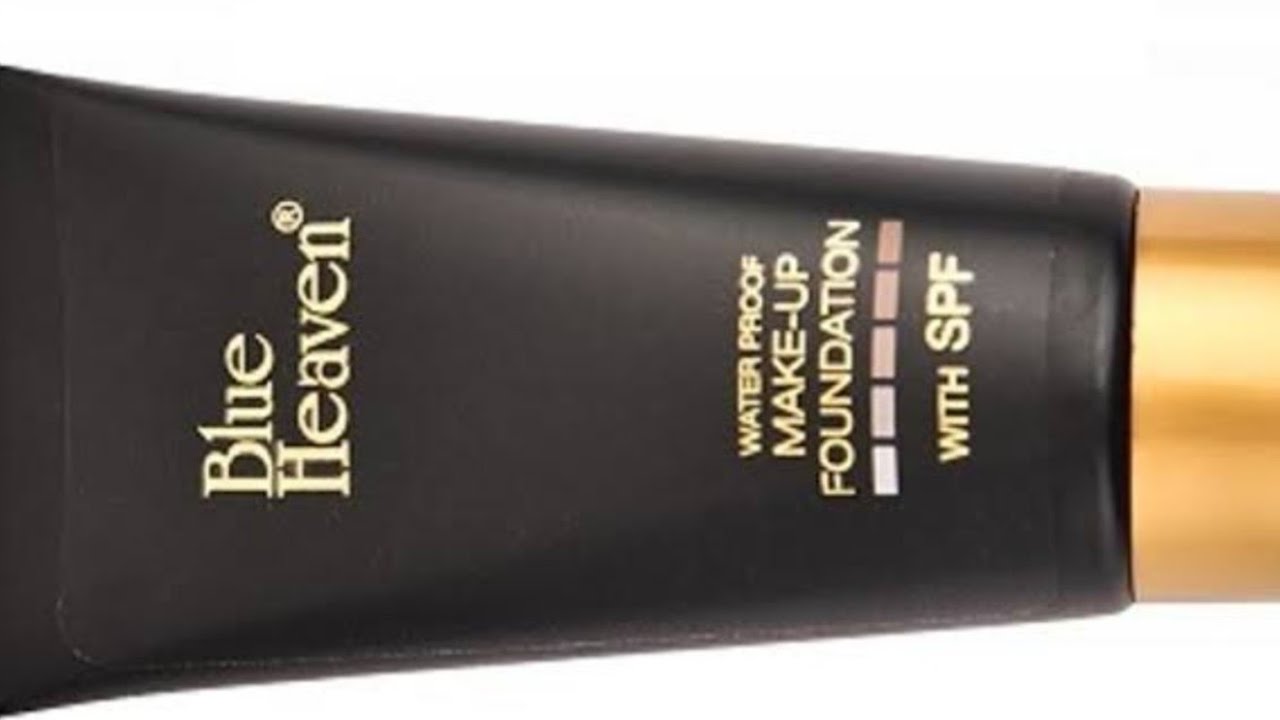 Blue Heaven makeup foundation review and how to apply - YouTube