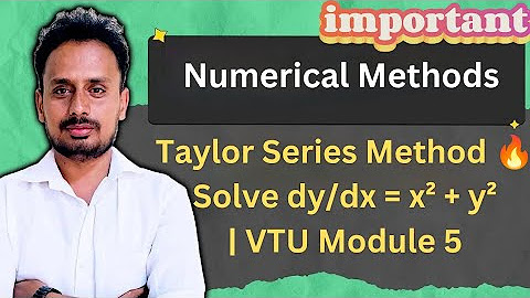 Numerical Methods 2 ( Numerical Solution of First-Order ODEs) - YouTube