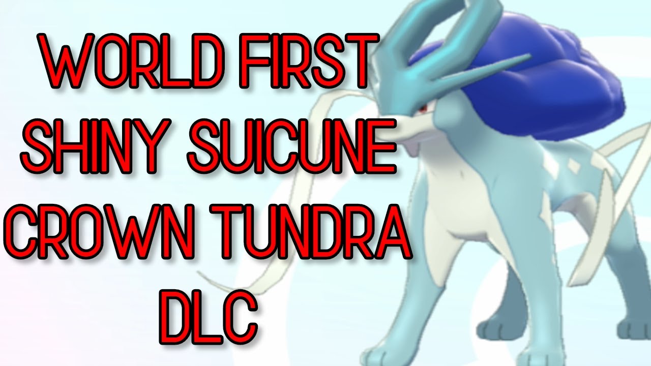 JUST GOT SHINY SUICUNE LIVE FIRST RAID CROWN TUNDRA DLC POKEMON SWORD ...