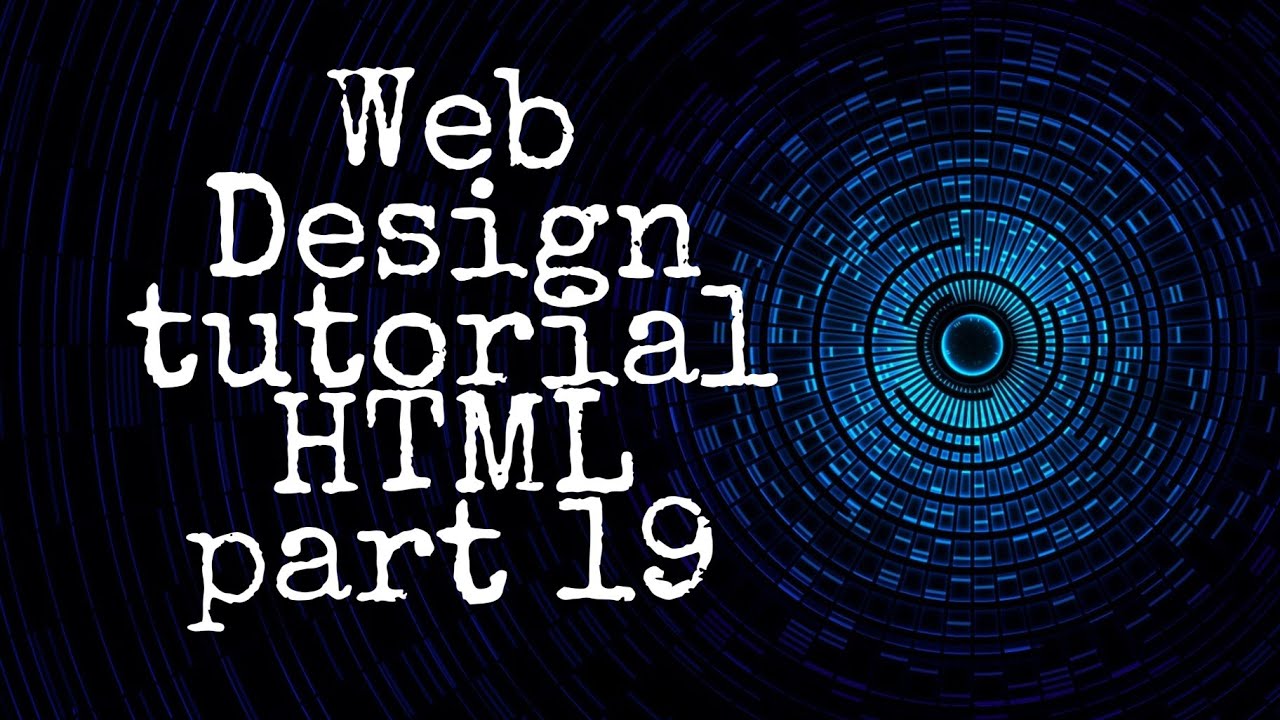 Wev Design || HTMLpart 19 || use of select & option tag - YouTube