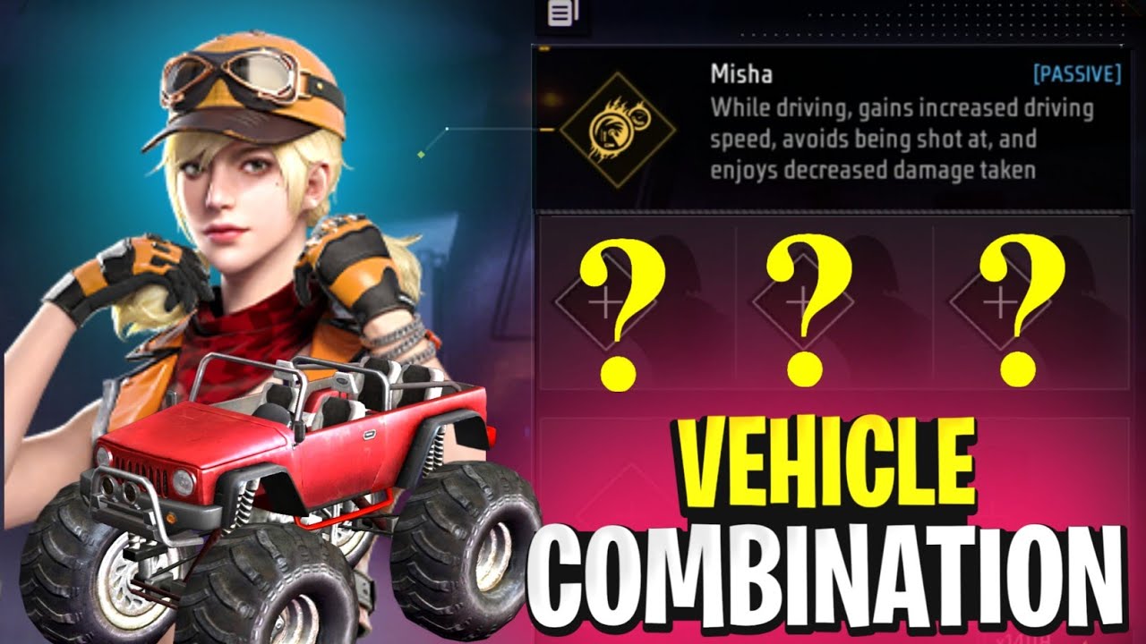 Vehicle Character Combination 🔥 | Best Character Skill For Car In Free ...