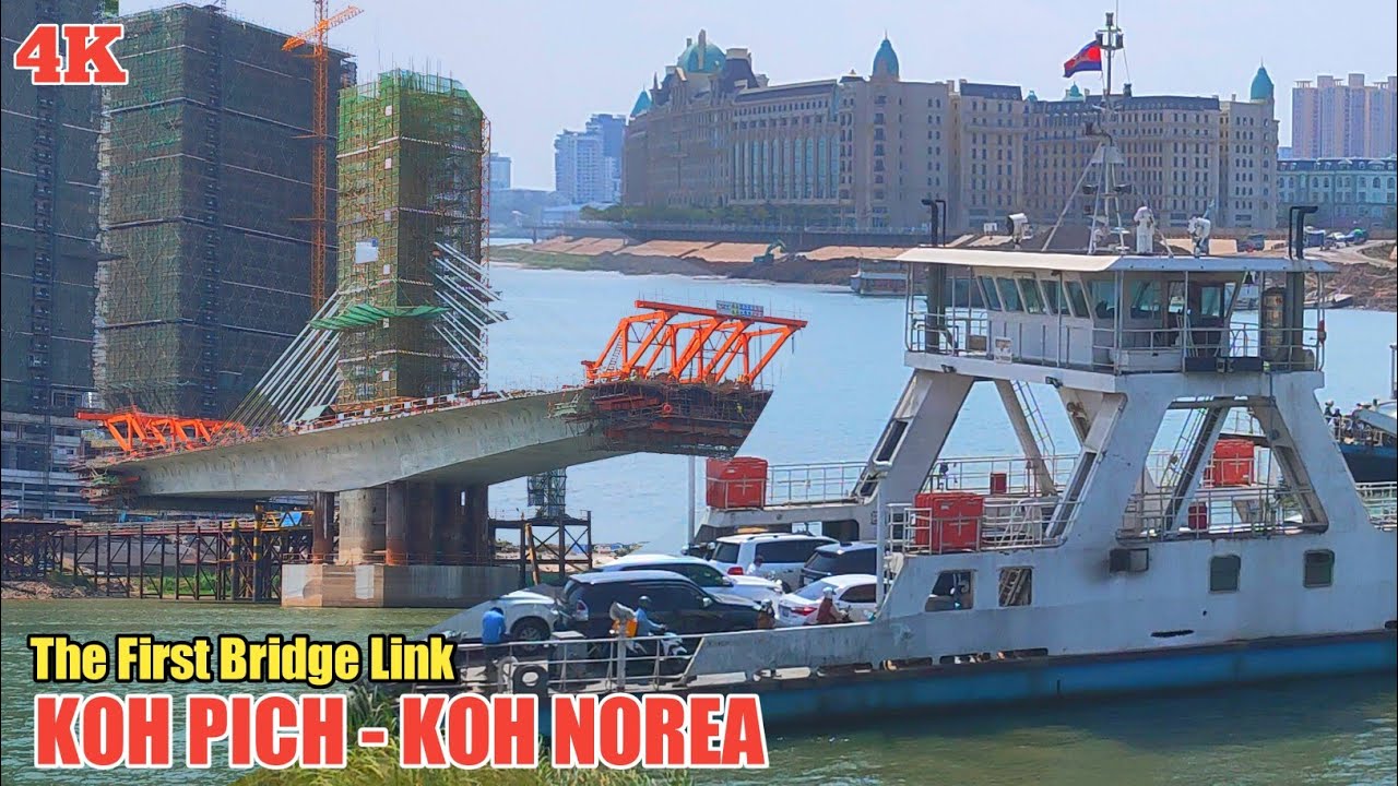 The first bridge link KOH PICH to Koh Norea - YouTube