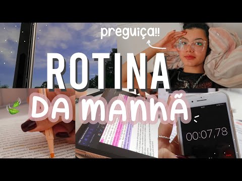 rotina da manhã em uma segunda-feira (7AMCLUB)