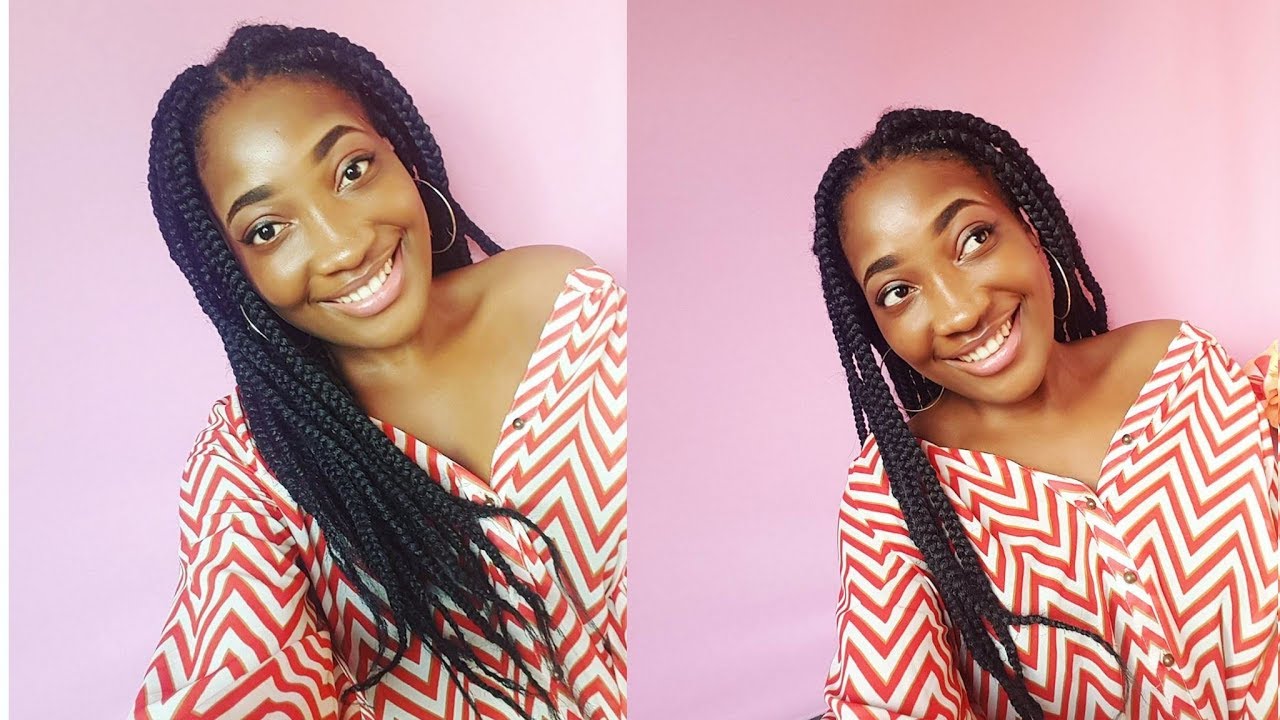 HOW TO BOX BRAID OVER LOCS!. || Elle McLean - YouTube