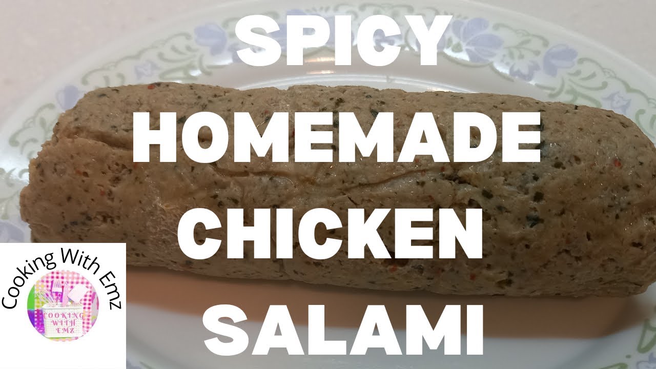 Spicy Homemade Chicken Salami - YouTube