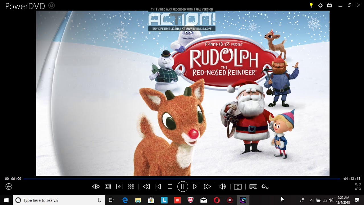 Rudolph The Red Nosed Reindeer 2018 Blu-ray Menu Walkthrough - YouTube