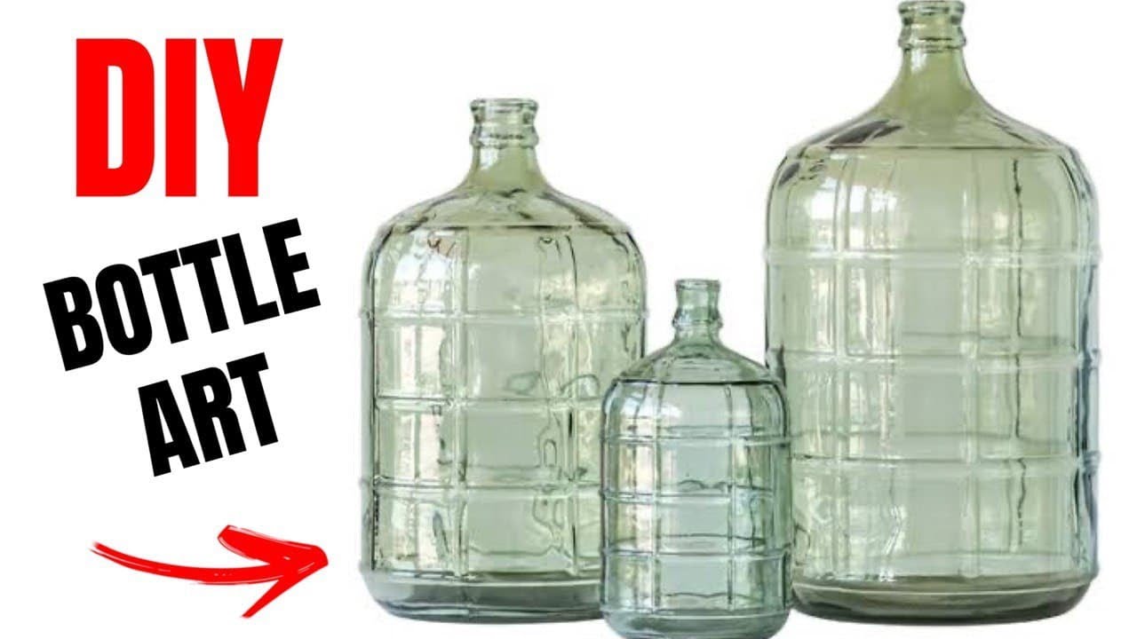 3 Bottle Decoration Ideas | DIY Bottle Art | Simple Glass Bottle ...