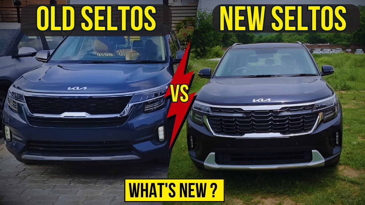 2023 Kia Seltos Facelift vs Old Seltos Comparison 🔥 l 2023 New Seltos ...