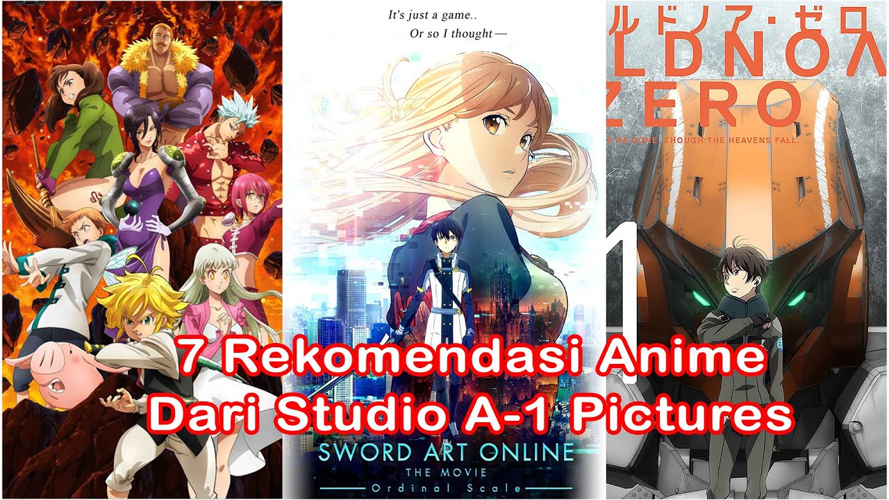 7 Rekomendasi Anime dari Studio A 1 Pictures - YouTube