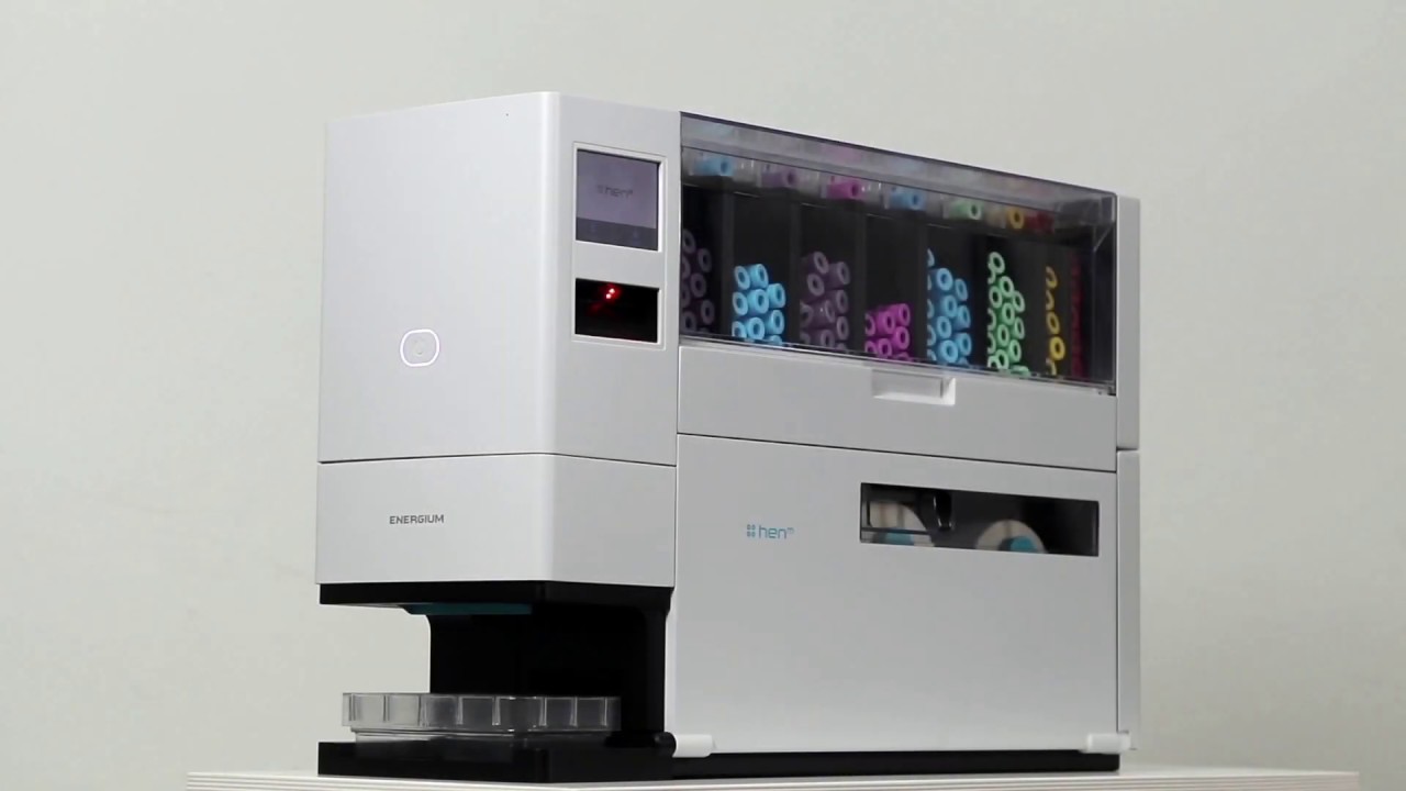 HENm - HEN Mini Tube labeling system - YouTube