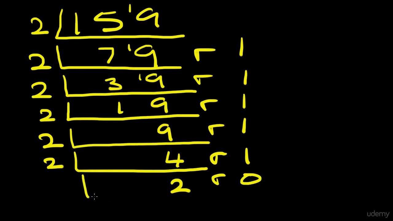 IP Subnetting - 7 Converting from Decimal to Binary Worked Example - YouTube