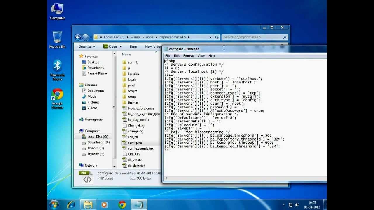 How to set up password for phpMyAdmin Wamp Server - YouTube