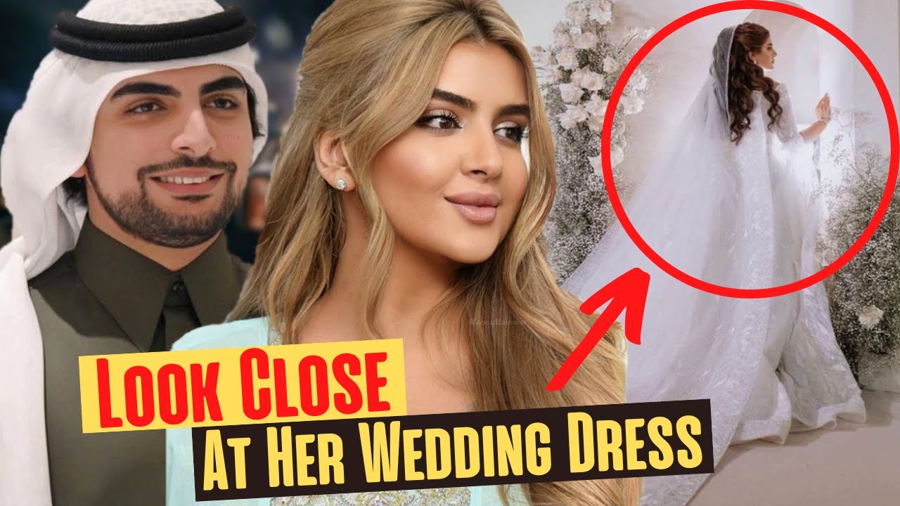 The Secret Behind Sheikha Mahra's Wedding Dress Is Revealed! - YouTube