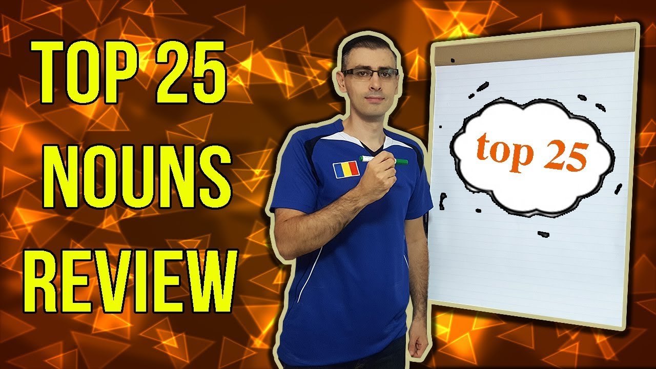 TOP 25 NOUNS REVIEW | Romanian Flip Chart Lesson #35 - YouTube