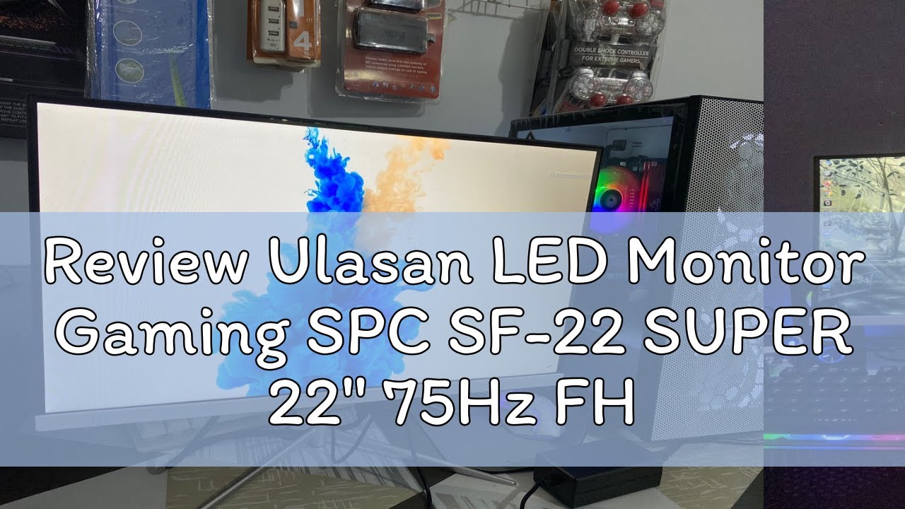 Review Ulasan LED Monitor Gaming SPC SF-22 SUPER 22" 75Hz FHD HDMI VGA - SPC SF 22 - YouTube