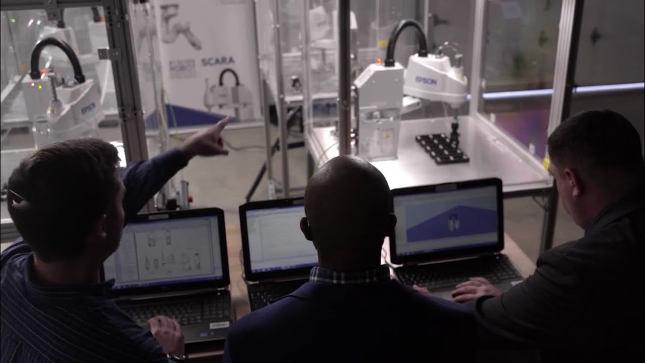 Epson T3 Robot System for Education - YouTube