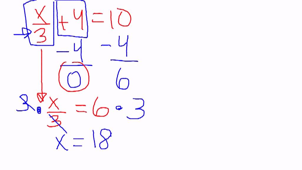 Multi Step Equations With Division YouTube Multi Step Equations With Division YouTube