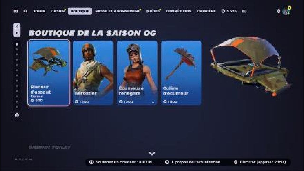Fortnite : Écumeuse Renégate Est De Retour - YouTube