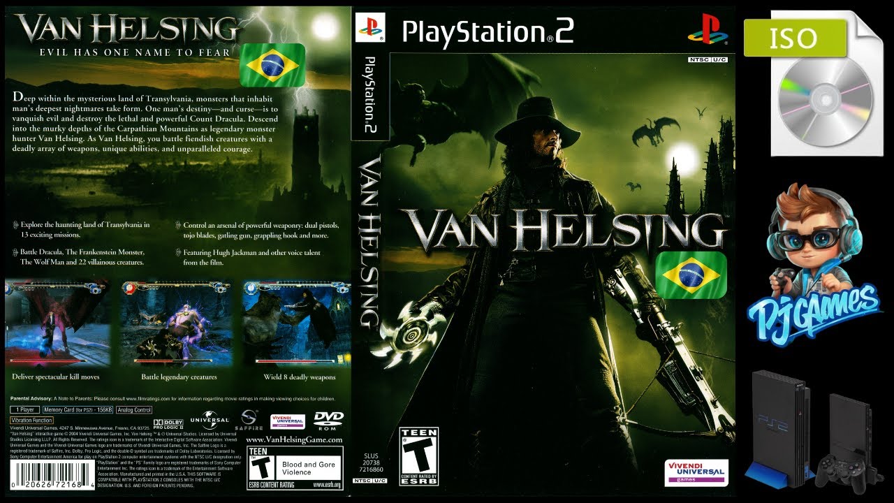 Van Helsing [BR] (PS2/ISO) - YouTube