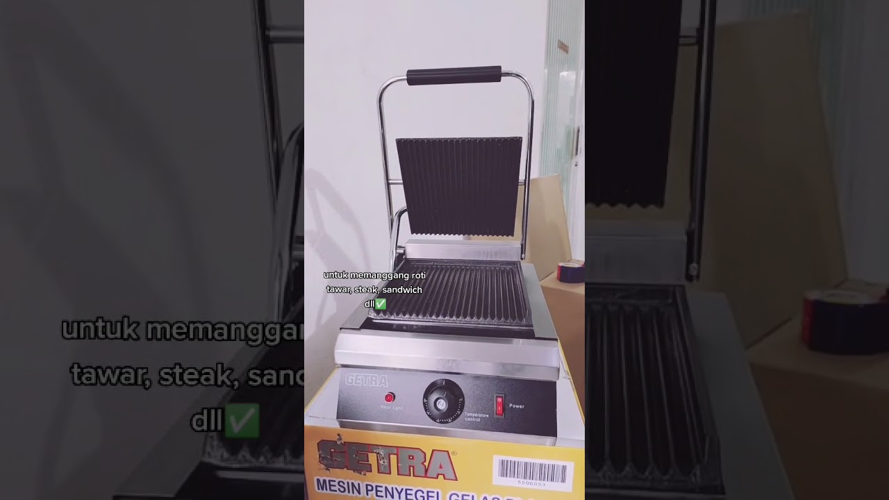Electrical Contact Grill Getra CG-22 - Mesin Pemanggang Serbaguna - YouTube