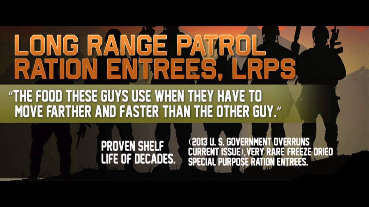 LRP Rations for Sale - YouTube