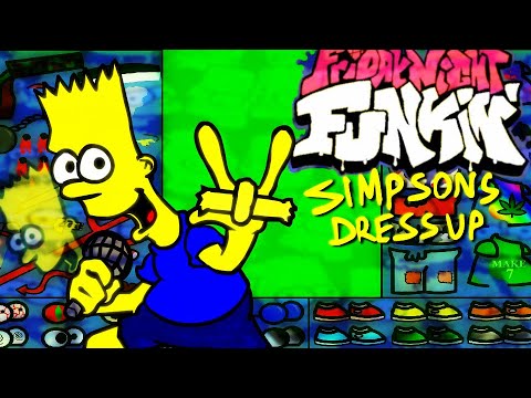 Friday Night Funkin': Simpsons Dress Up Full Week [FNF Mod/HARD] - YouTube