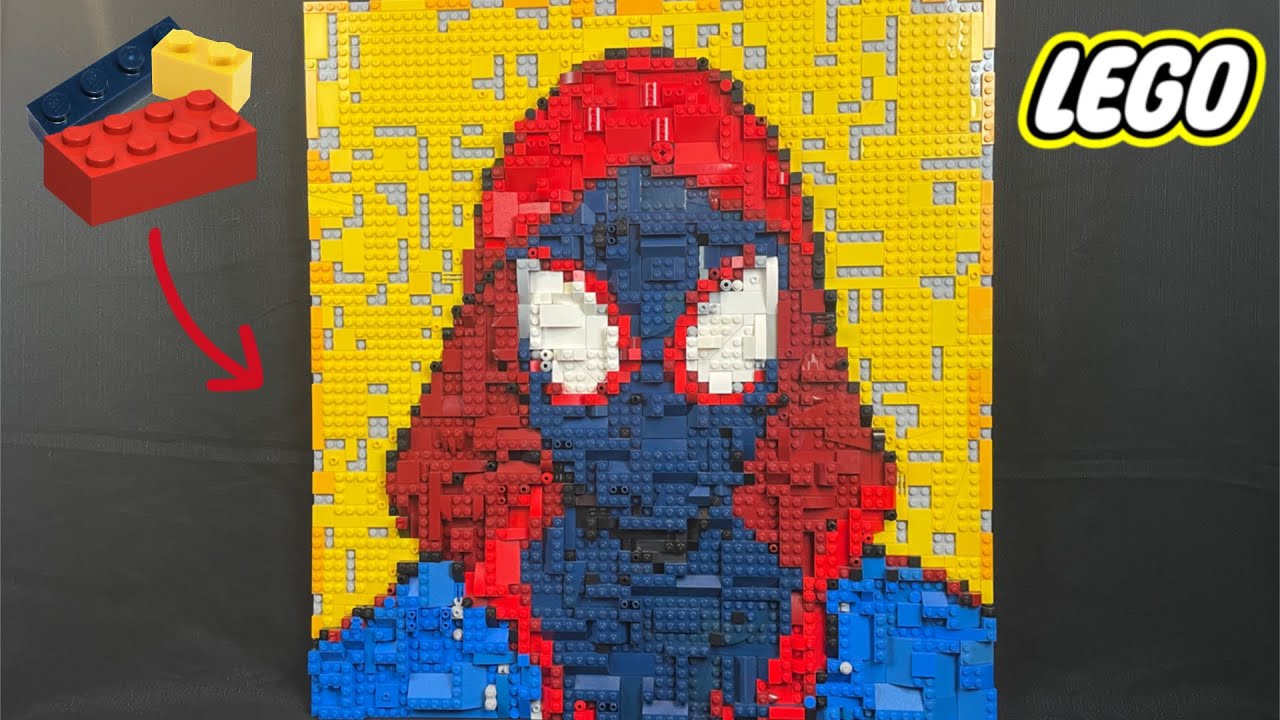 I Made a Lego Portrait of Miles Morales - YouTube