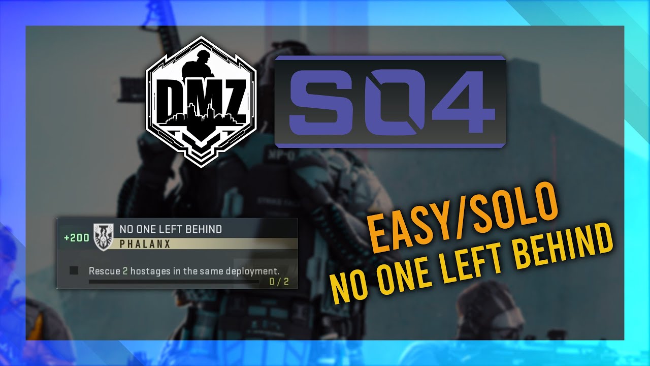 No One Left Behind (Phalanx) GUIDE | DMZ Season 4 Mission Guide ...