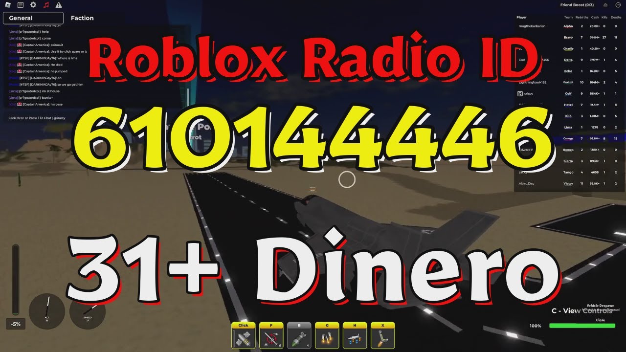 Dinero Roblox Radio Codes/IDs - YouTube