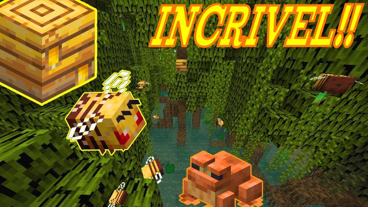 O Bioma do MANGUE tá INCRÍVEL - Minecraft 1.19 - YouTube