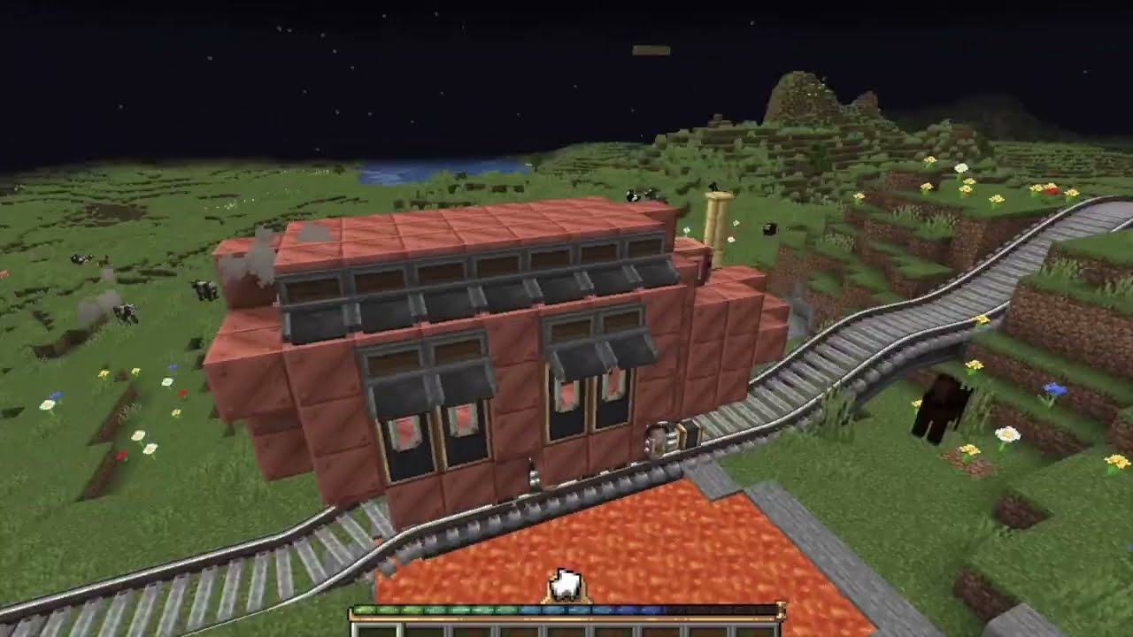 copper train (with create mod) - YouTube