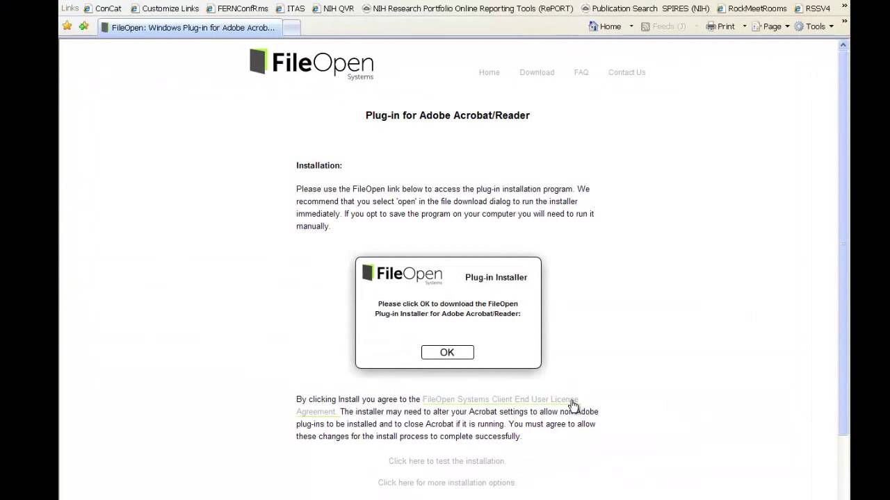 How to Install the FileOpen Plug-in - YouTube