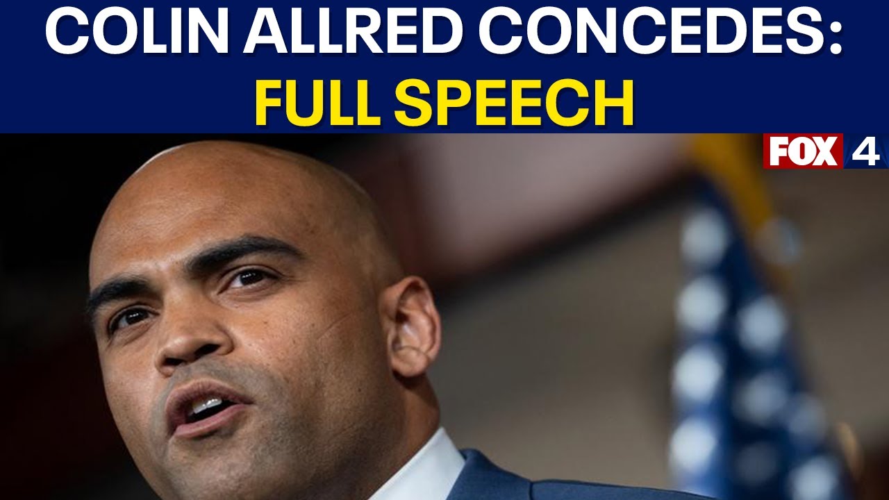Colin Allred concedes: FULL SPEECH - YouTube