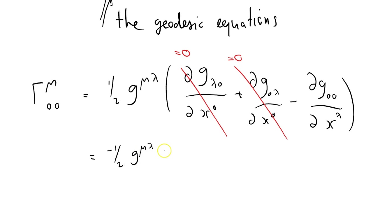 GRSS 147 Einstein field equations part nine weak field approximation ...