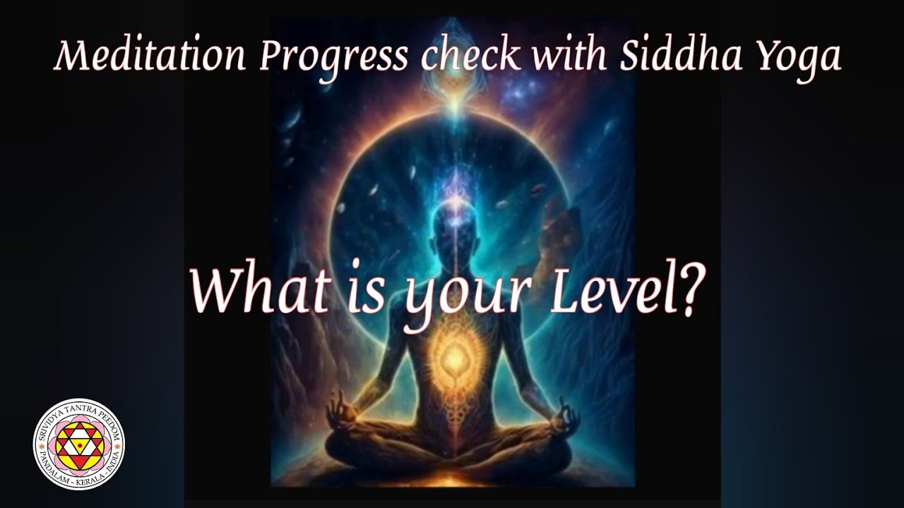 Meditation progress check with Siddha yoga - What is your level? - YouTube