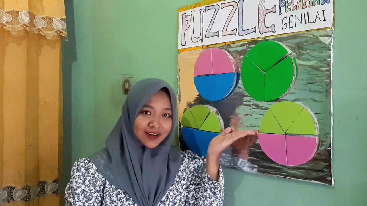 MEDIA PEMBELAJARAN MATEMATIKA "PUZZLE PECAHAN SENILAI" - YouTube